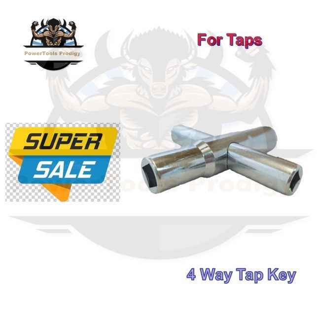 4 WAY TAP KEY WITH 4 DIFFERENT SIZES MADE IN TAIWAN CROSS TAP KEY ...