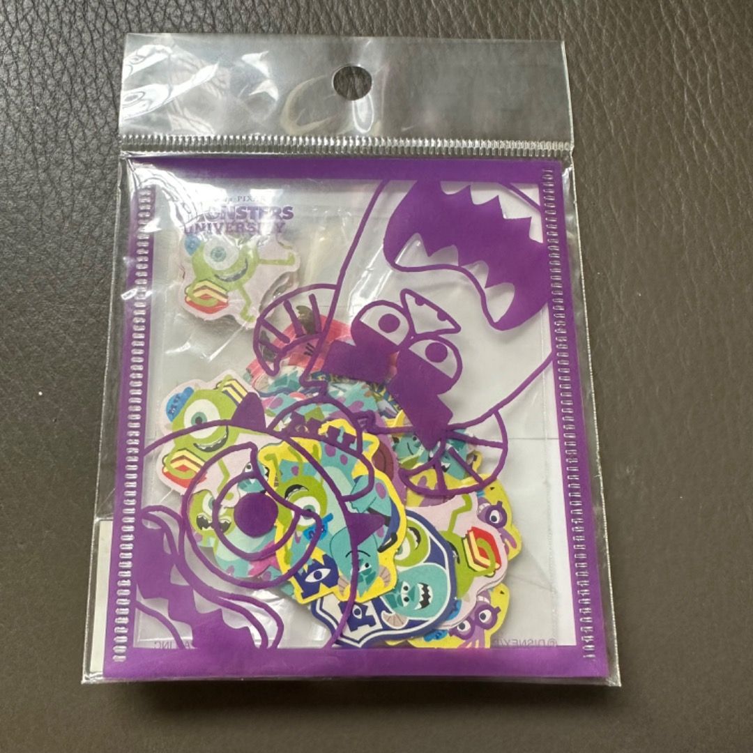 全新 怪獸大學 怪獸公司 MU Monster 日本 日版 迪士尼 Disney 正版 貼紙, 傢俬＆家居, 家居裝飾, 家居裝飾 - 其他 ...