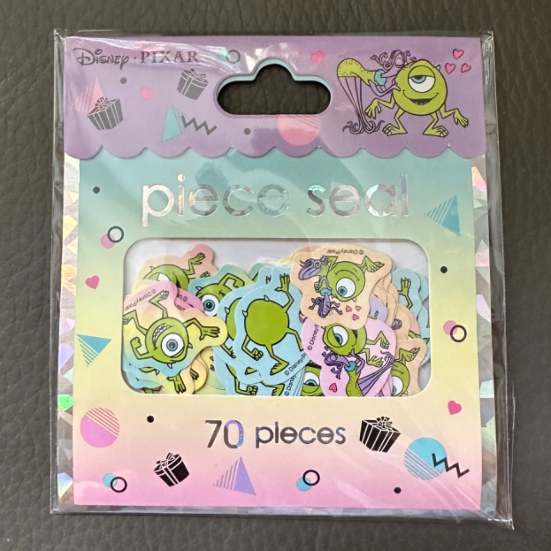 全新 怪獸大學 怪獸公司 MU Monster 日本 日版 迪士尼 Disney 正版 貼紙, 傢俬＆家居, 家居裝飾, 家居裝飾 - 其他 ...