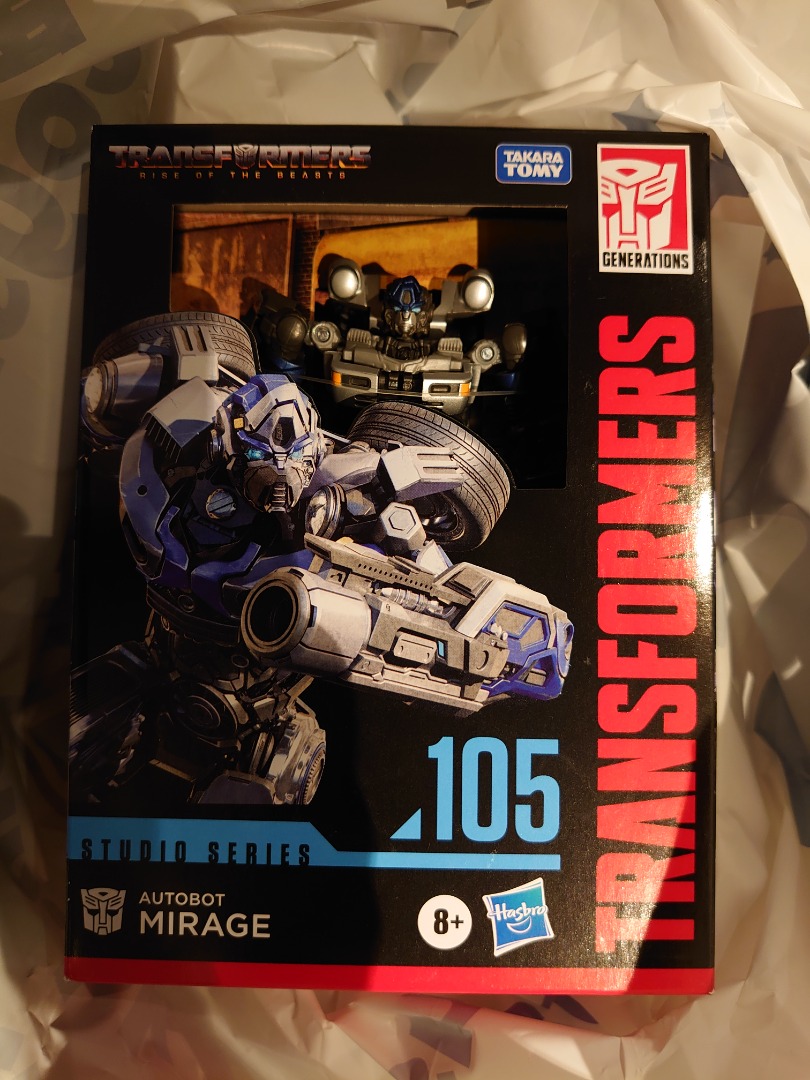 全新現貨 ss105 transformers studio series 105 mirage 幻影 變形金剛, 興趣及遊戲, 玩具 & 遊戲類 - Carousell