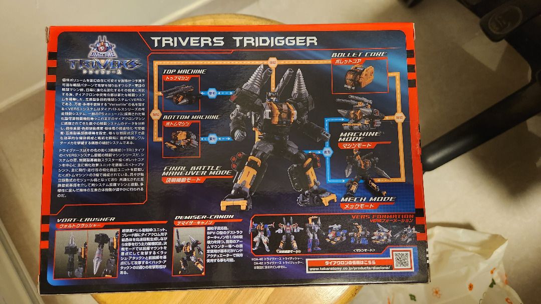 全新 TAKARA TOMY DIACLONE DA-47 Trivers Tridigger DA47 微星小超人 現貨 Diaclone ...