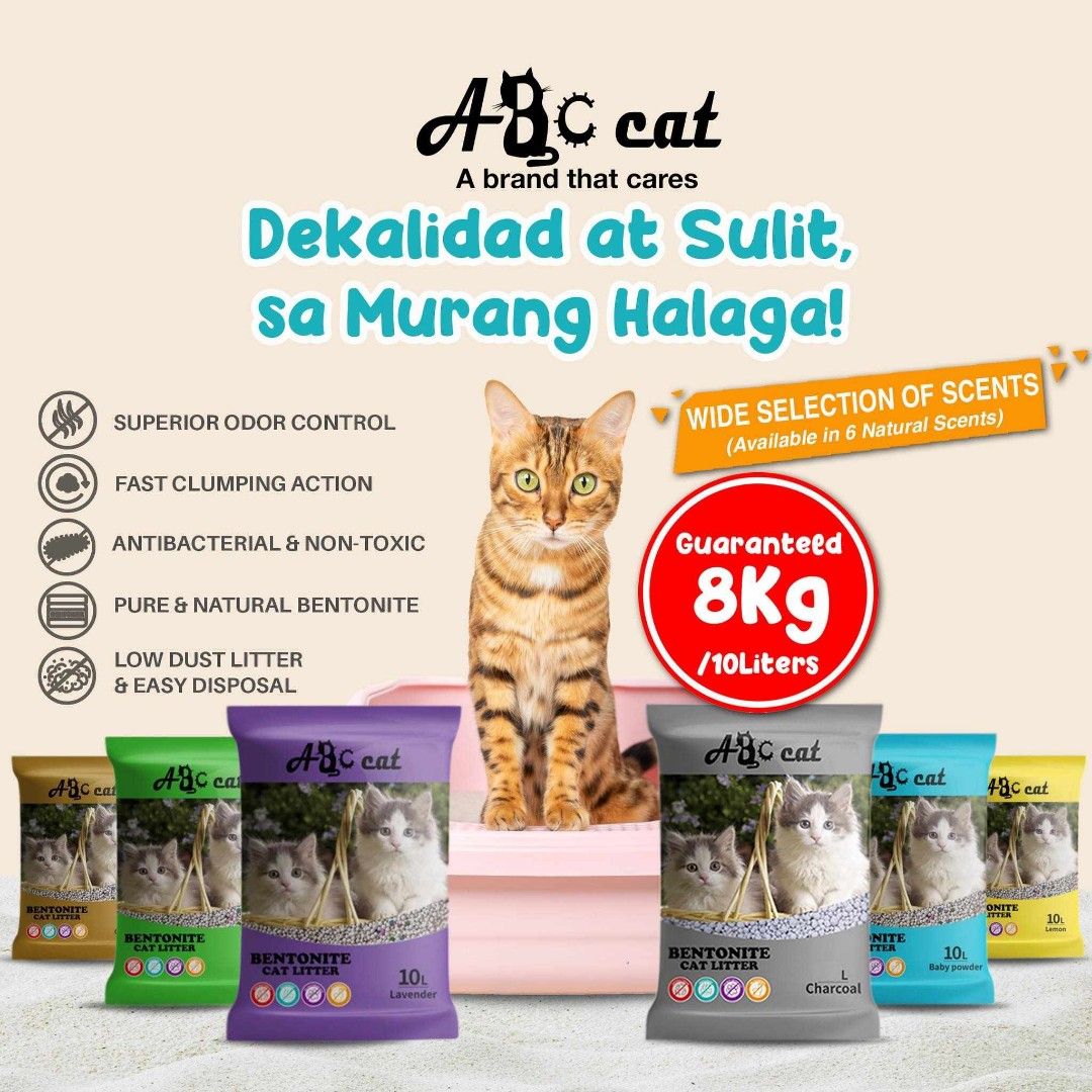 ABC Cat Litter, Pet Supplies, Homes & Other Pet Accessories on Carousell