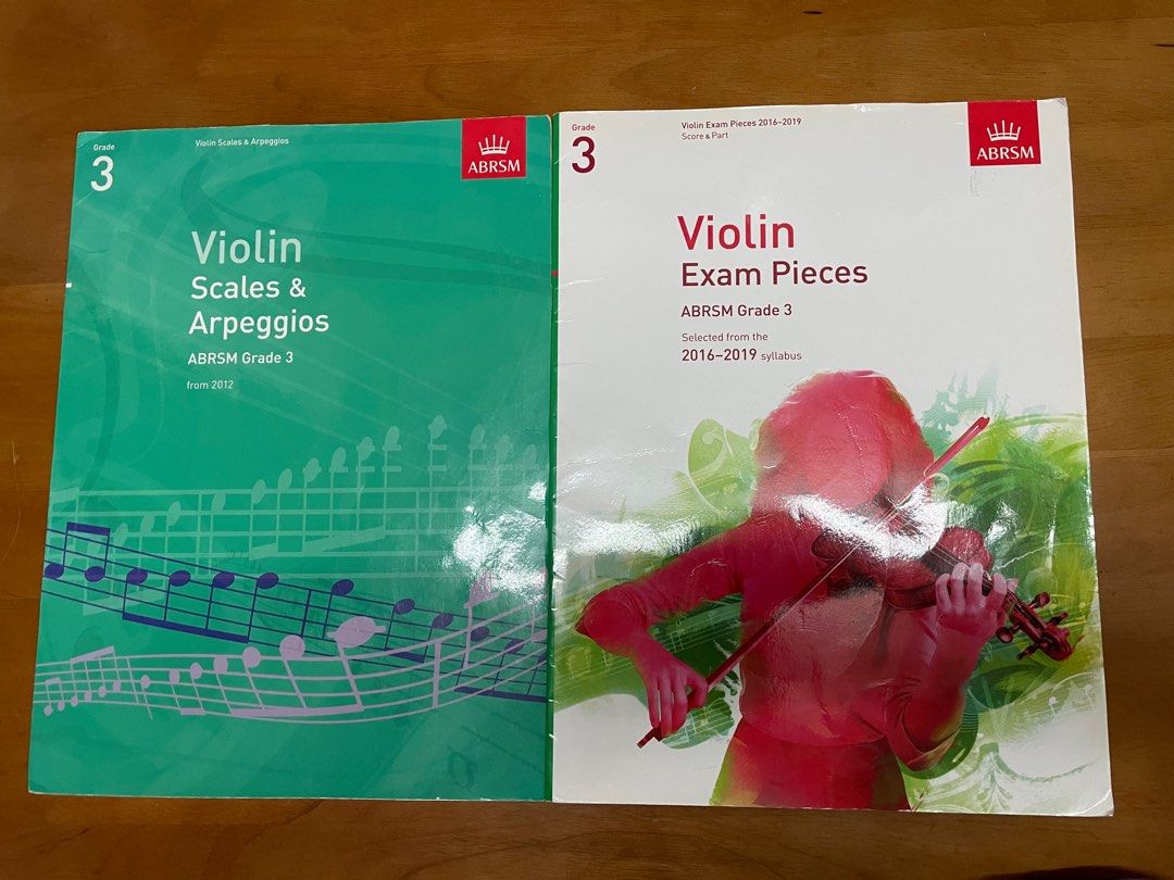 ABRSM violin scales & apreggios grade 3 & violin exam pieces grade 3 ...