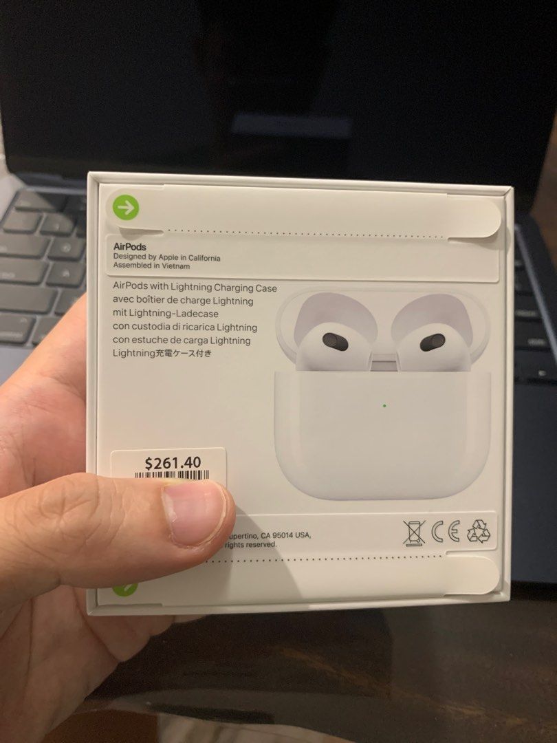 Airpods (3rd Gen) Lightning Charging Case, Audio, Earphones on Carousell