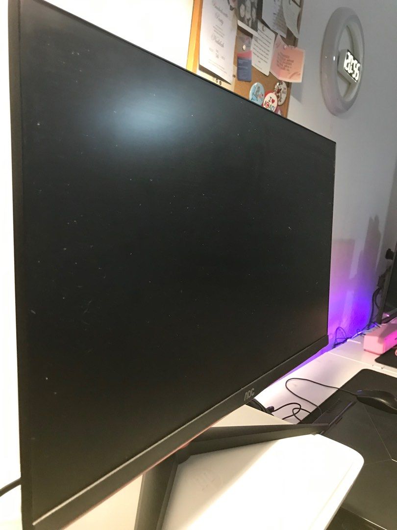 AOC 24G2E5 IPS 1ms 75Hz FHD FreeSync, Computers & Tech, Parts ...