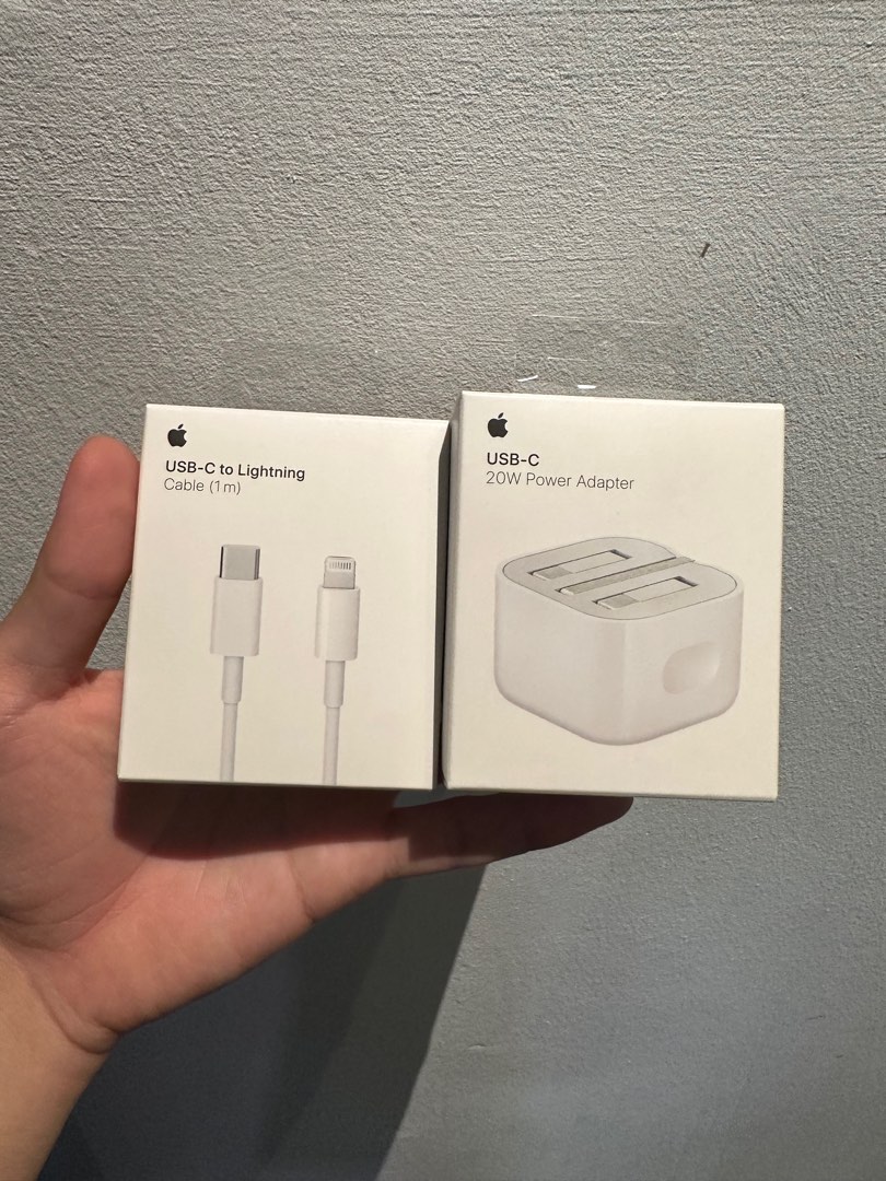 Apple 20W charger with cable, Mobile Phones & Gadgets, Mobile & Gadget ...