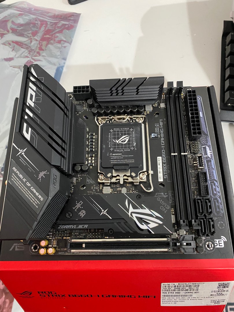 Asus ROG Strix B660i, Computers & Tech, Desktops on Carousell