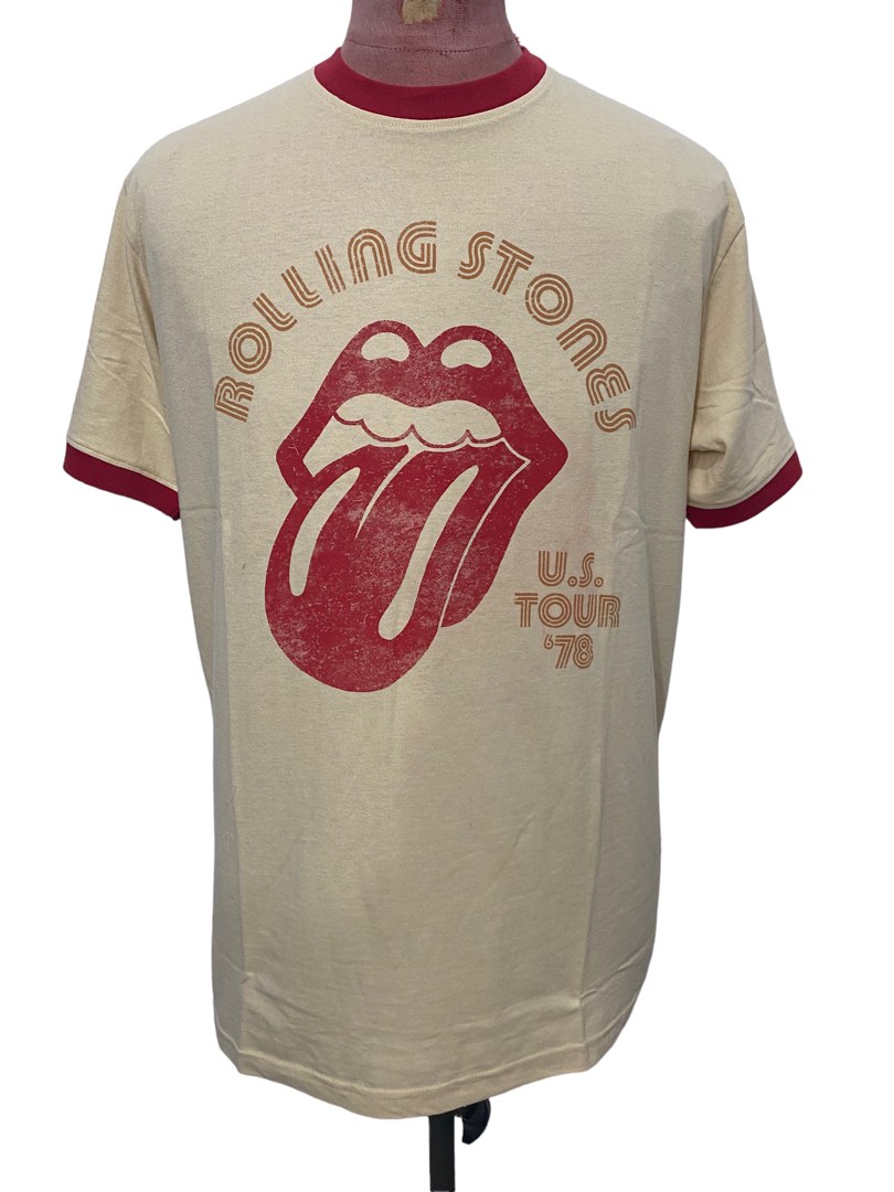 BAJU ROLLING STONES us tour 78, Men's Fashion, Tops & Sets, Tshirts ...