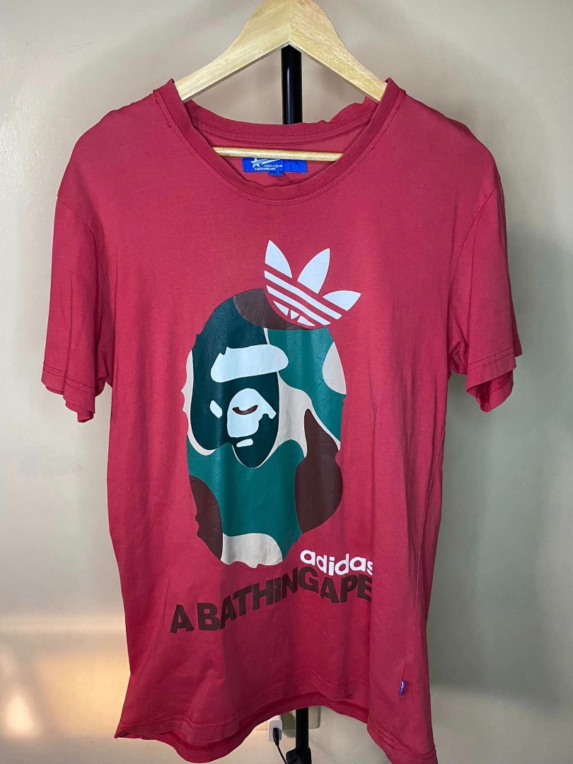 BAPE x Adidas (Off), Men's Fashion, Tops & Sets, Tshirts & Polo Shirts ...