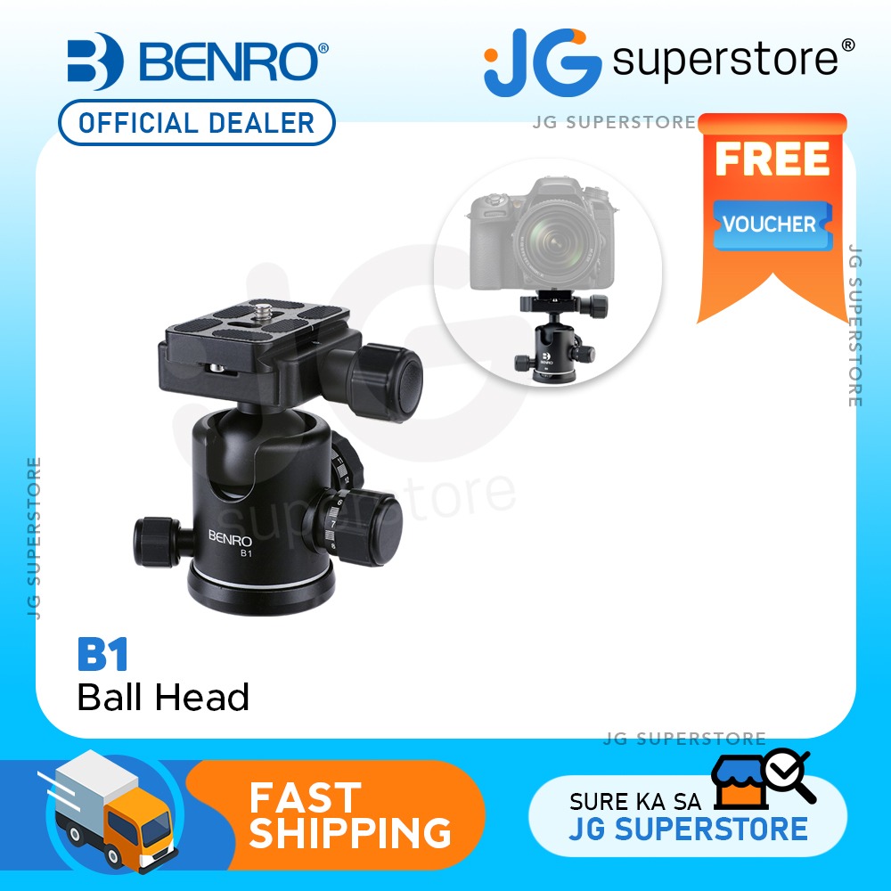 Benro B1 Ballhead Professional Ball Head Dual Action Aluminum for ...