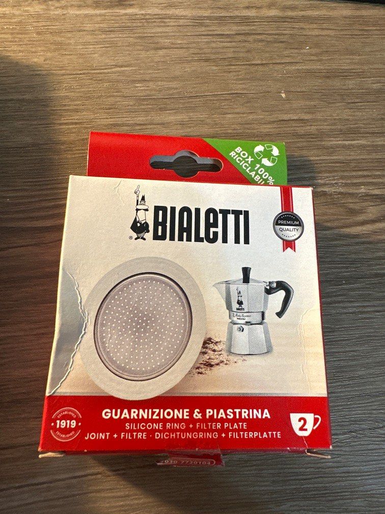 BIALETTI silicone ring + filter plate, TV & Home Appliances, Kitchen ...