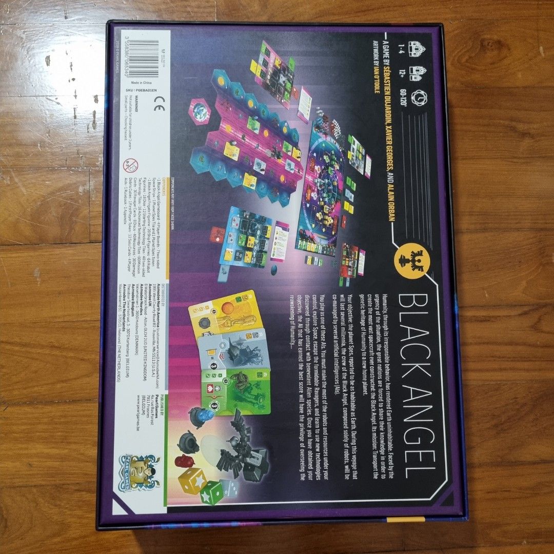 Black angel board game, Hobbies & Toys, Toys & Games on Carousell