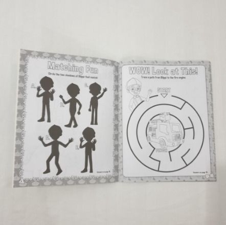 Blippi Activity Case Book Gift Set with 4 Colouring & Activity Books ...