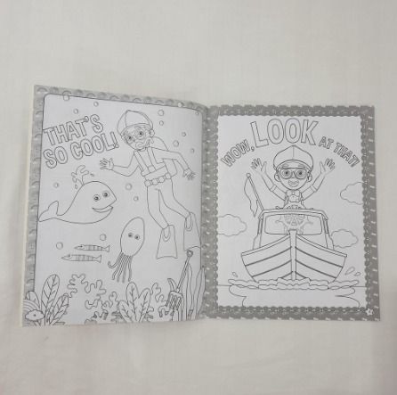 Blippi Activity Case Book Gift Set with 4 Colouring & Activity Books ...