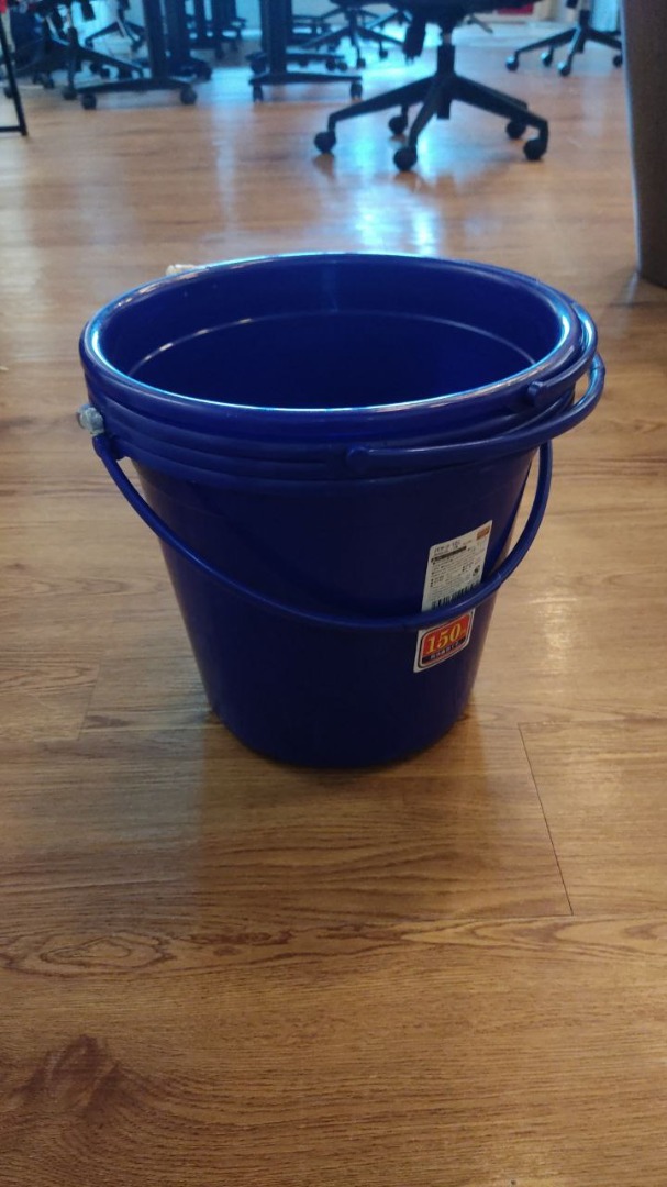 Blue buckets, Furniture & Home Living, Cleaning & Homecare Supplies ...