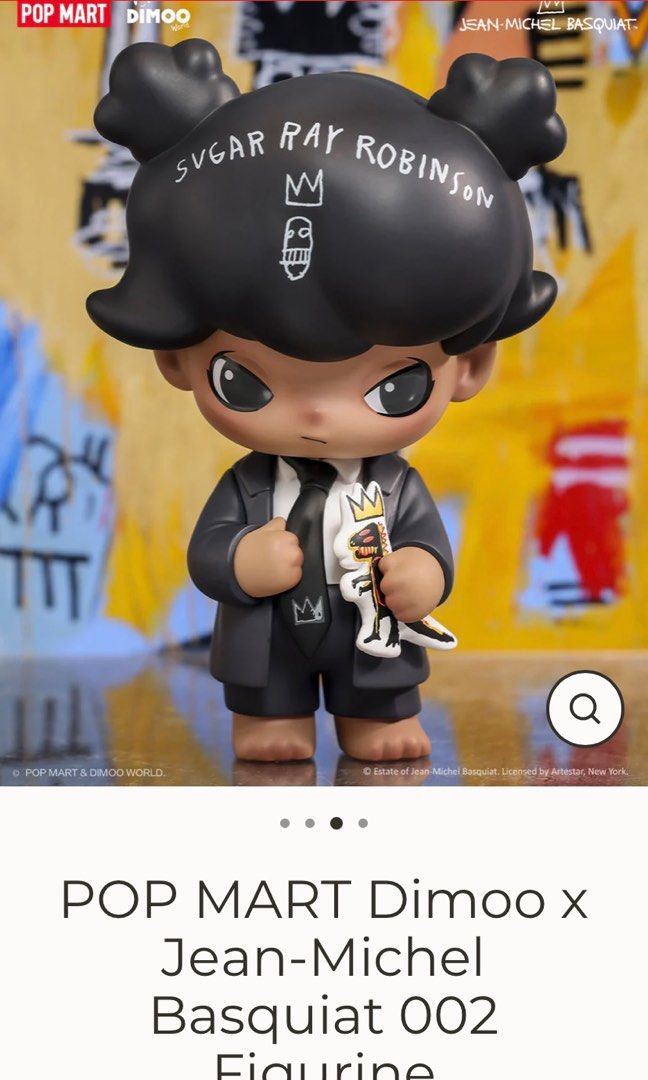 [BNIB] Dimoo x Jean-Michel Basquiat 002, Hobbies & Toys, Toys & Games ...