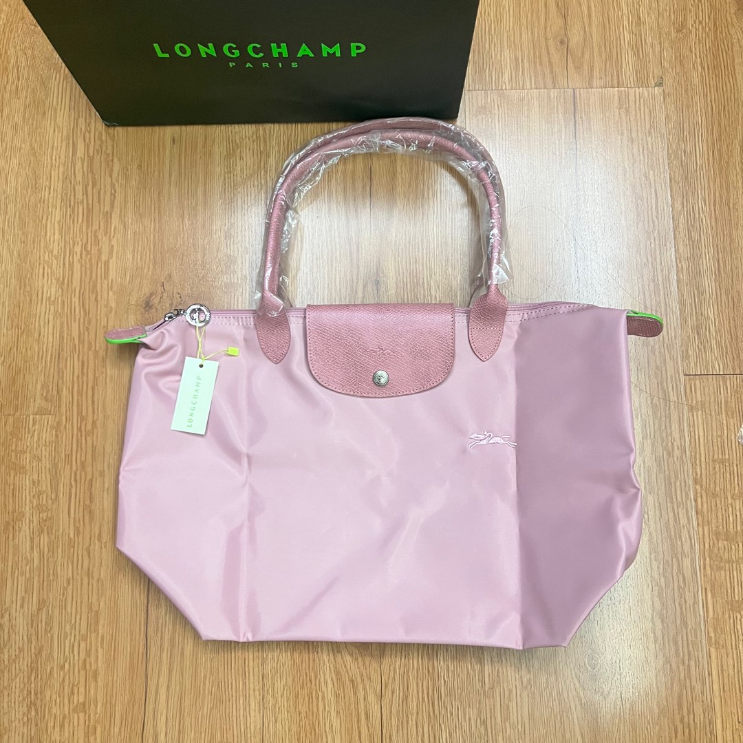 [BNWT] Longchamp Le Piliage Tote in Baby Pink, Luxury, Bags & Wallets ...