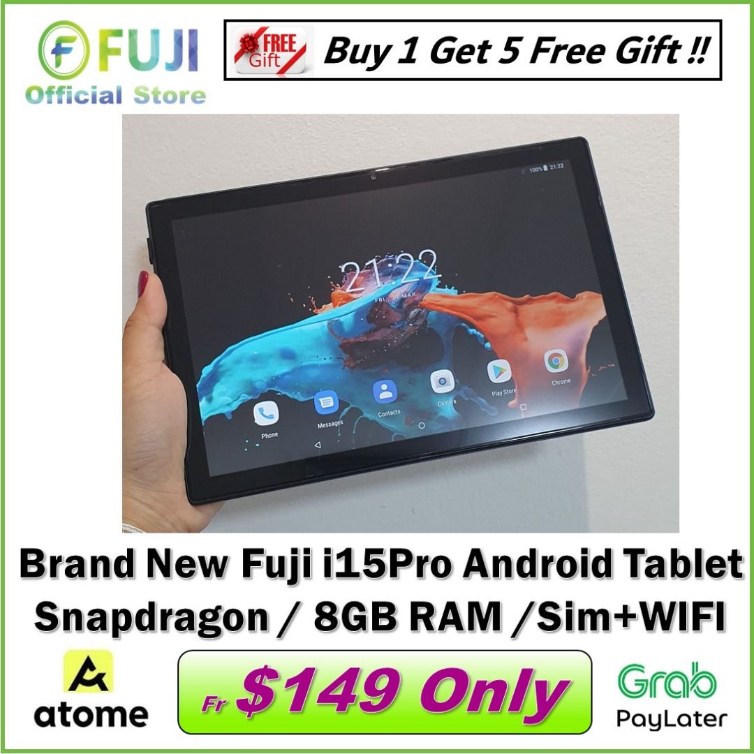 FUJI i15 Pro Tablet Grey 64 GB, Mobile Phones & Gadgets, Tablets ...