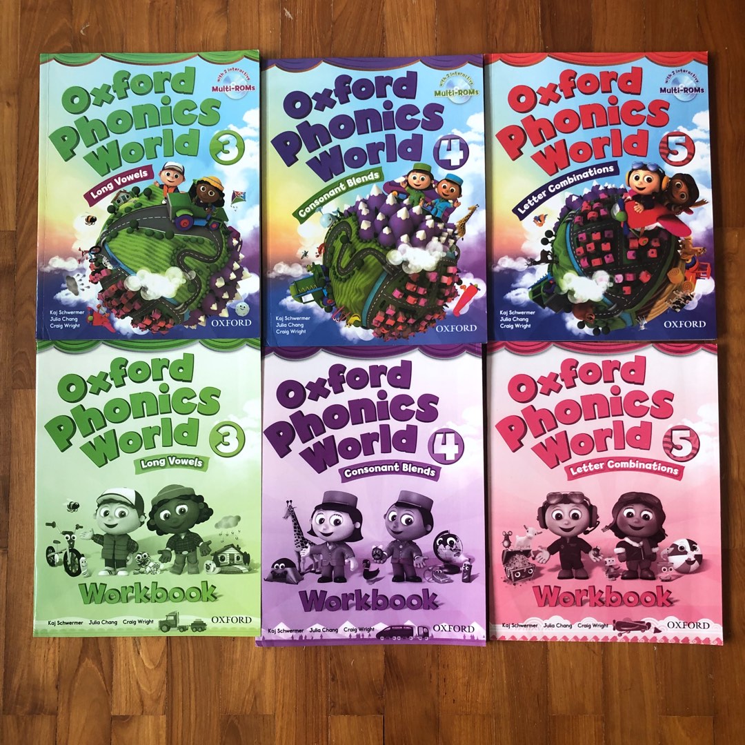 Brand new undone Oxford Phonics World textbooks and workbooks for ...