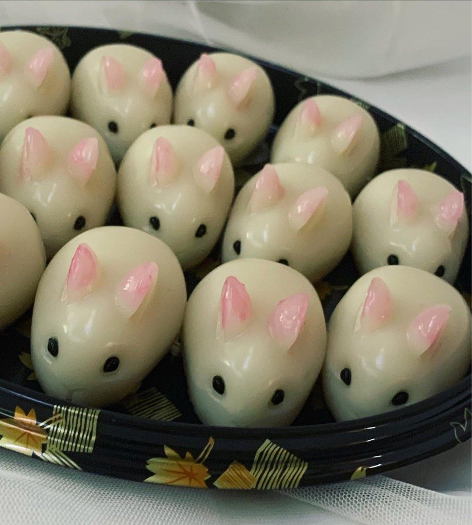 Bunnies Mooncakes/ Bitea, Food & Drinks, Homemade Bakes on Carousell