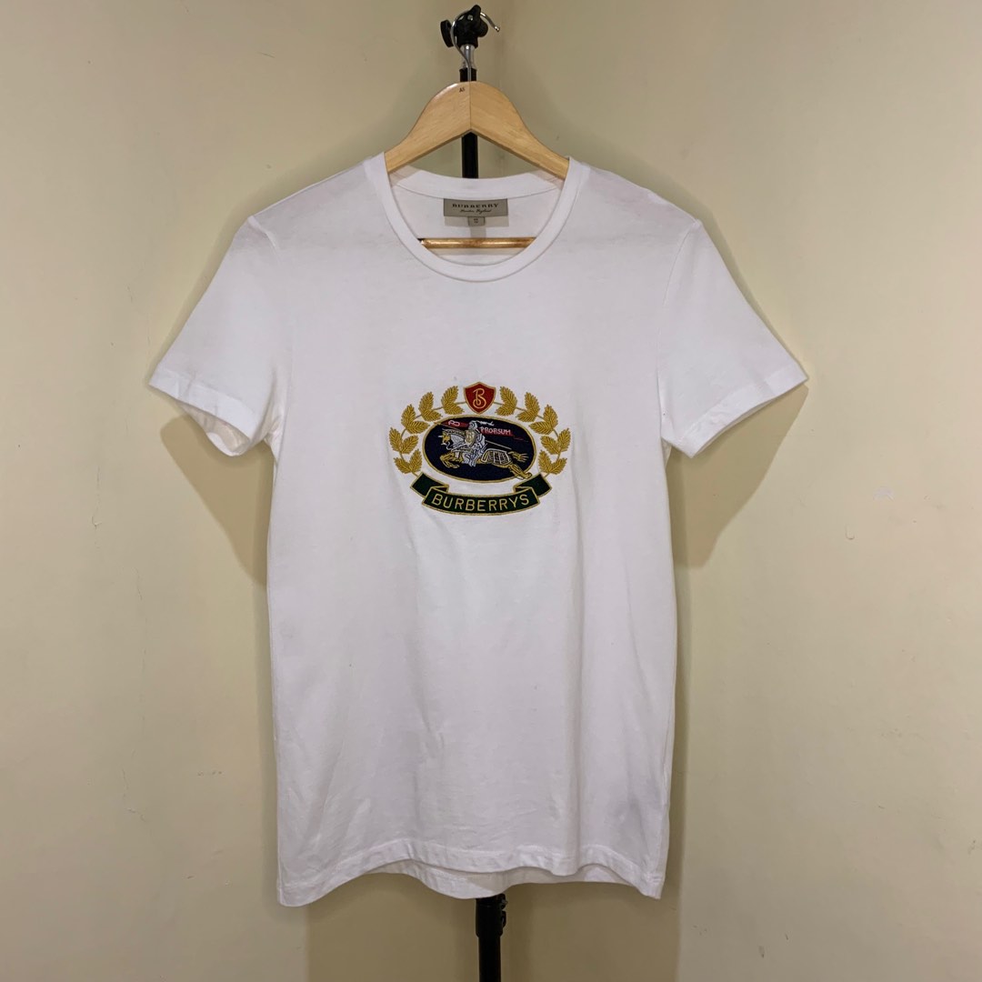 Burberry embroidery logo shirt, Men's Fashion, Tops & Sets, Tshirts ...