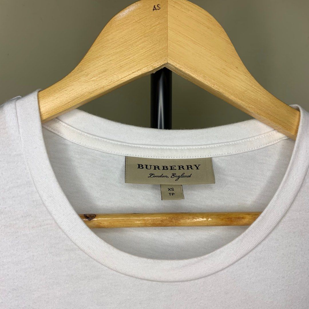 Burberry embroidery logo shirt, Men's Fashion, Tops & Sets, Tshirts ...
