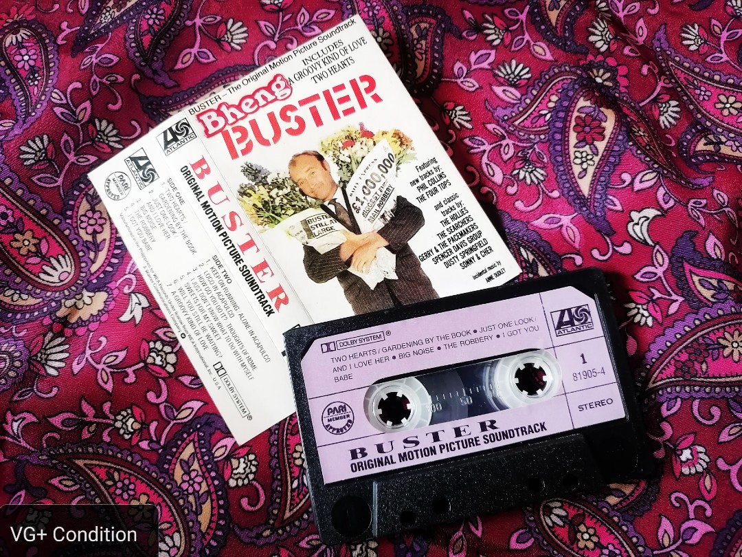 Buster Cassette Tape Phil Collins Original Cassette Tapes Vintage Cassettes Tape Buster Ost