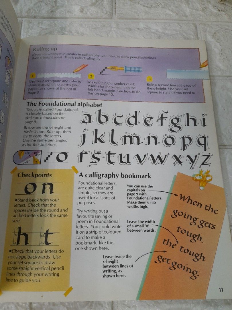 Calligraphy An Usborne Guide, Hobbies & Toys, Books & Magazines ...