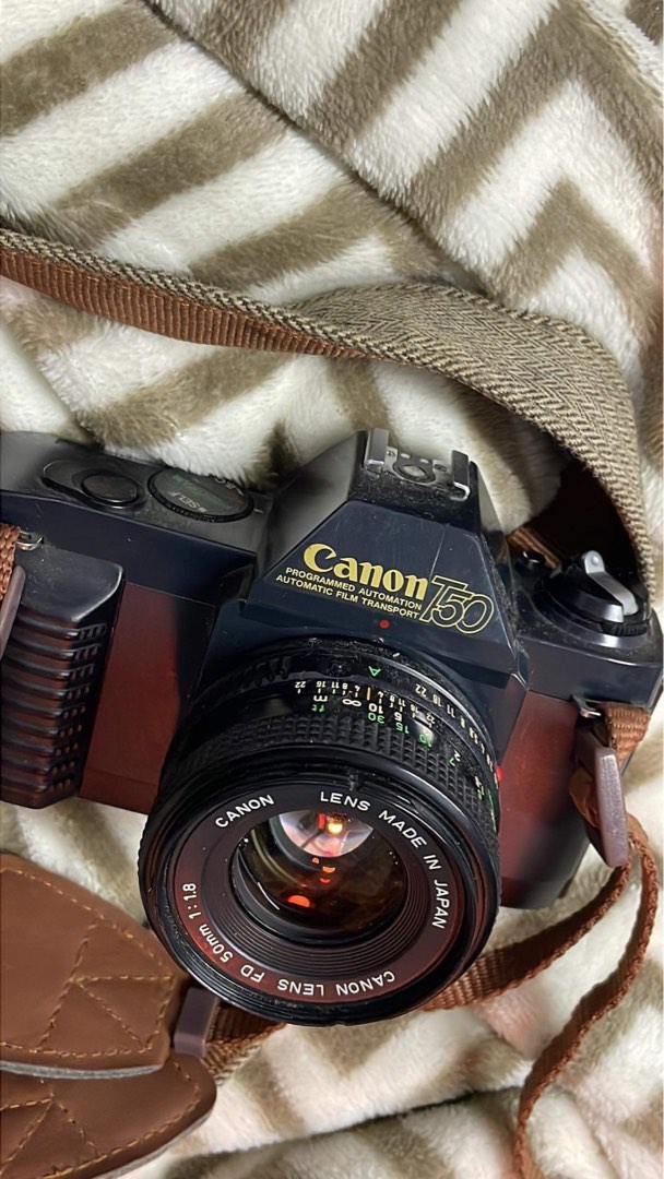 CANON T50 Film Camera (vintage), Photography, Cameras on Carousell