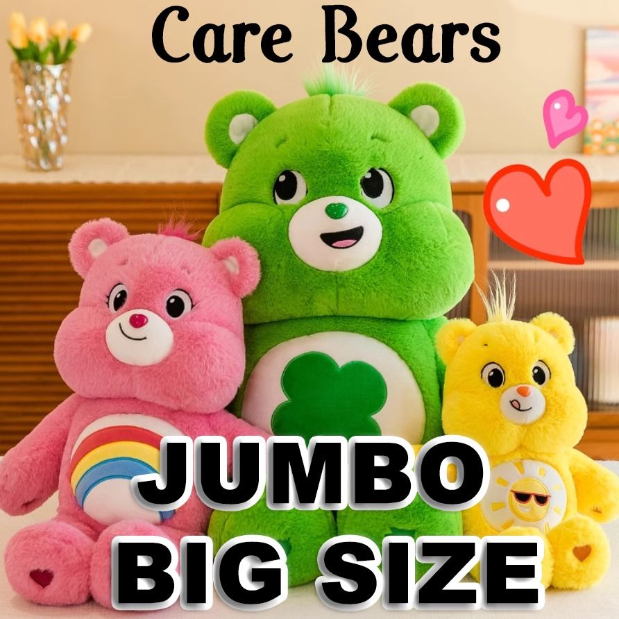 Care Bears Jumbo Big Plush Toy, Hobbies & Toys, Toys & Games on Carousell