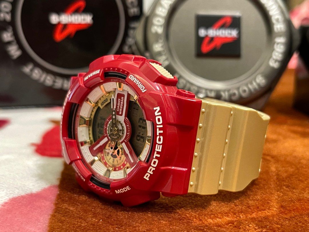 Casio G-Shock Watch GA-110CS-4ADR “Ironman”, Men's Fashion, Watches ...
