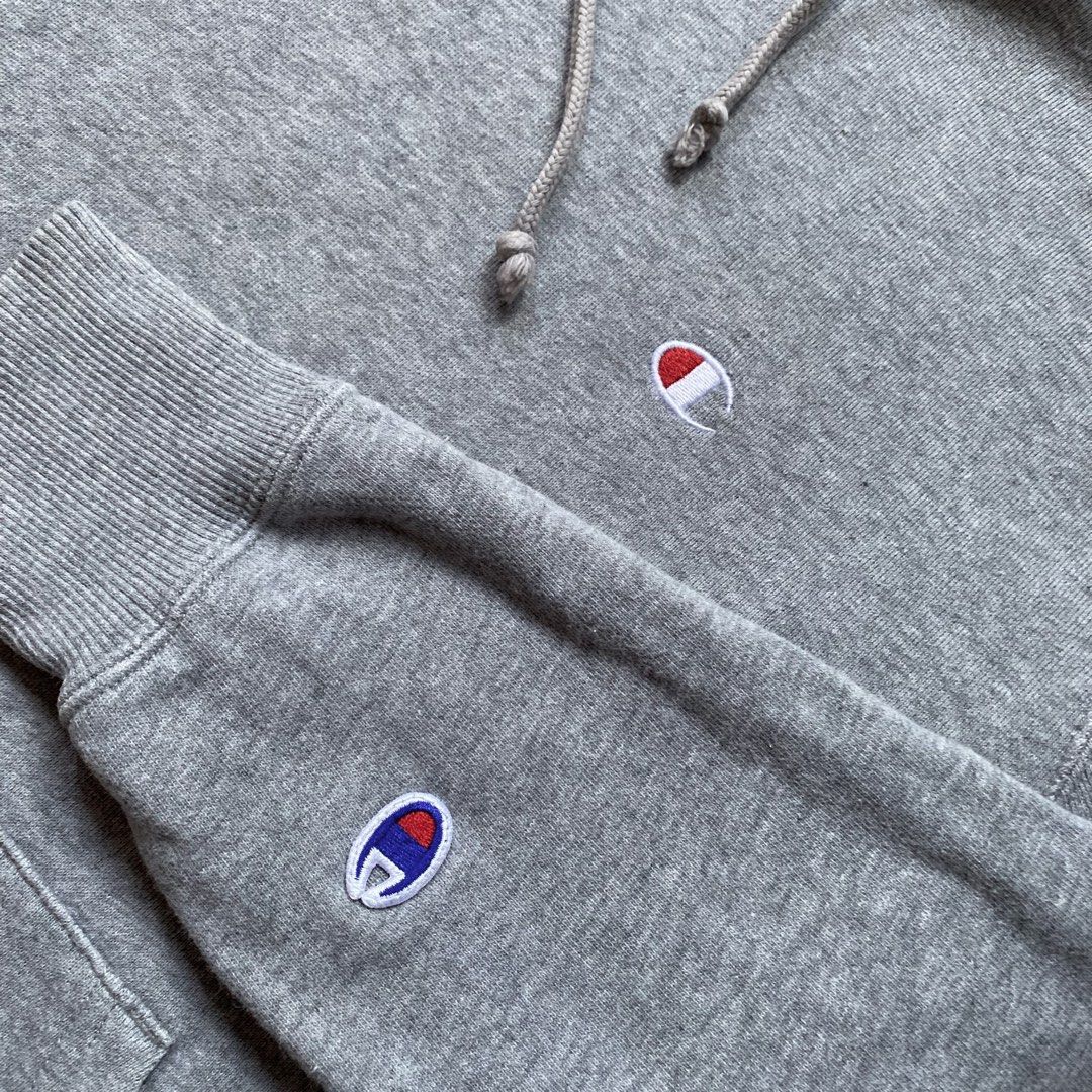 CHAMPION BASIC LOGO, Men's Fashion, Tops & Sets, Hoodies on Carousell