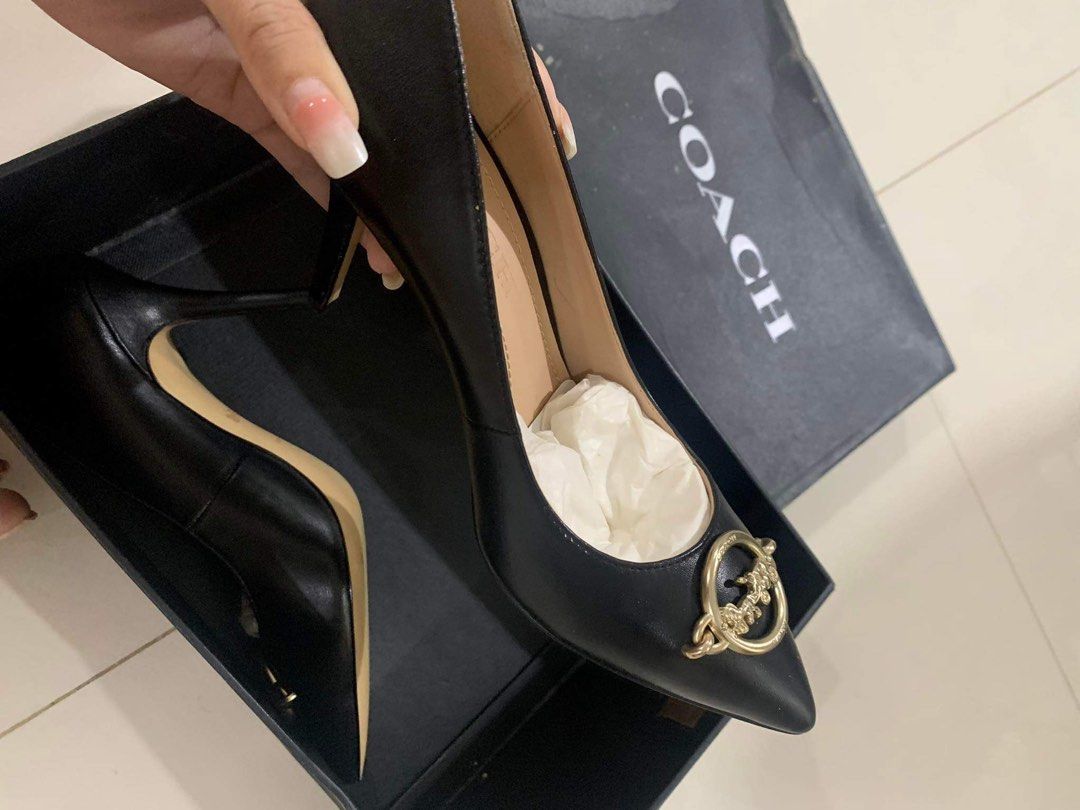 Coach Heels, Women's Fashion, Footwear, Heels on Carousell