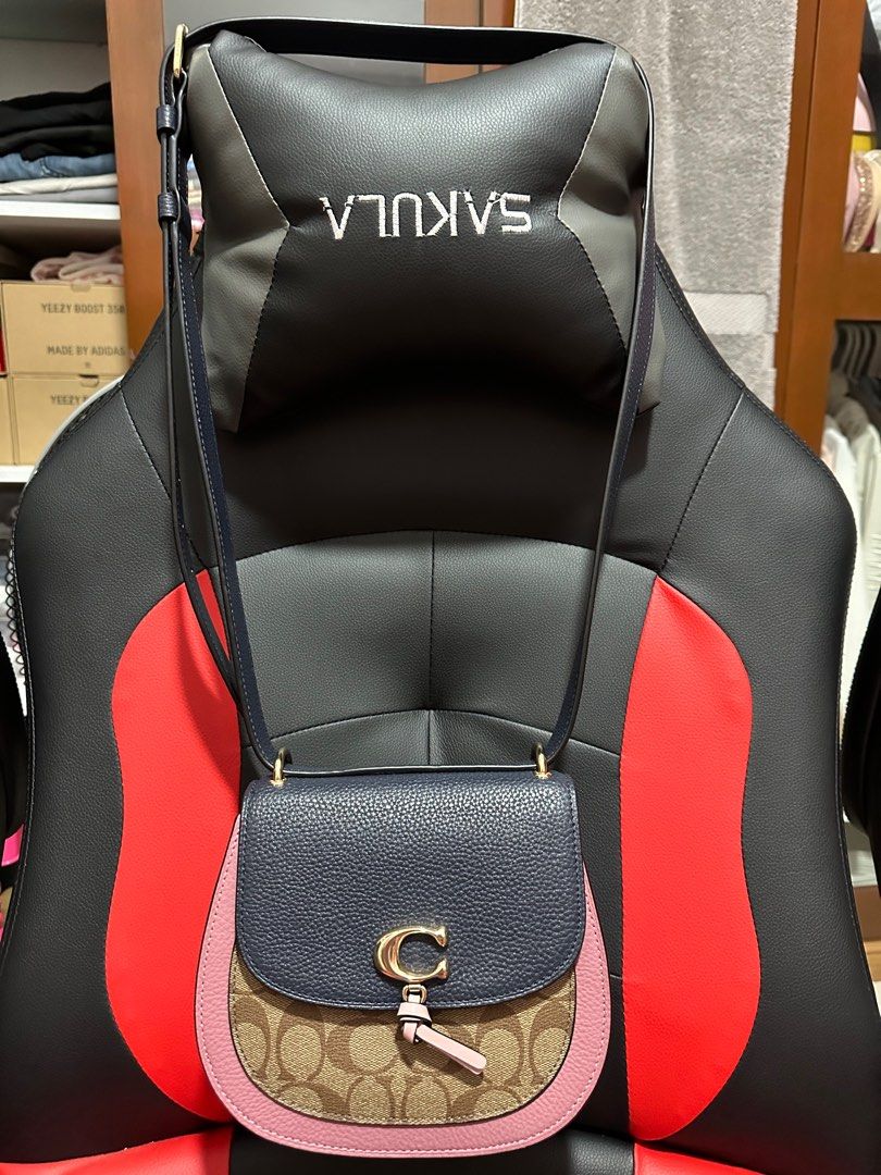 Coach Remi Saddle Bag In Colorblock Signature Canvas, Luxury, Bags ...