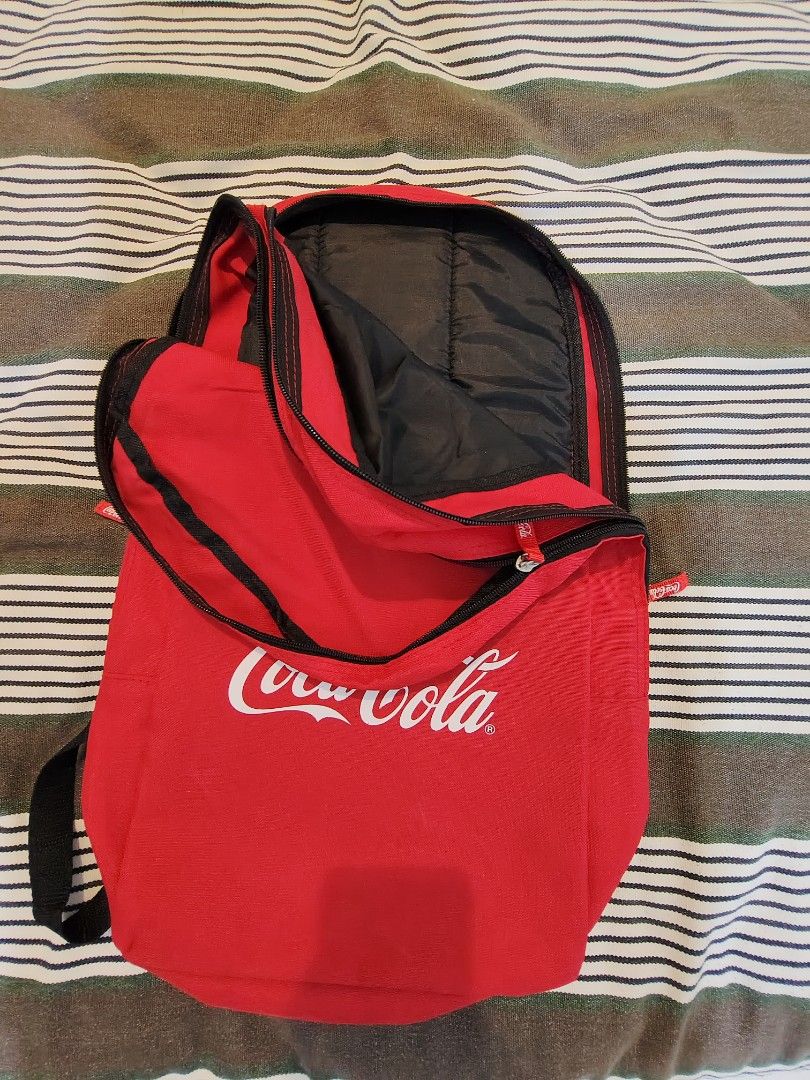 Coca cola backpack, Men's Fashion, Bags, Backpacks on Carousell