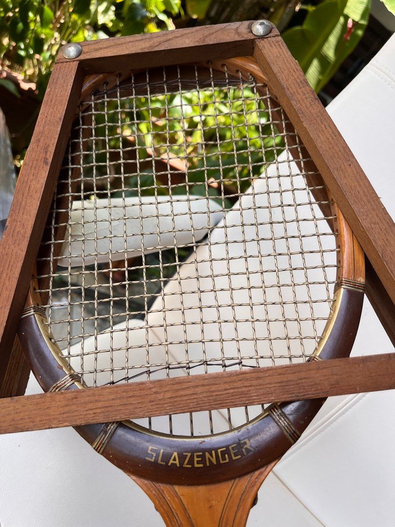 Collector classic wooden Tennis racket, Sports Equipment, Sports ...