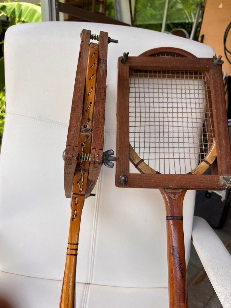Collector classic wooden Tennis racket, Sports Equipment, Sports ...