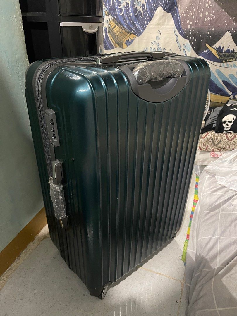 COMPASS Expandable Travel Luggage Color Dark Green with TSA Lock and ...