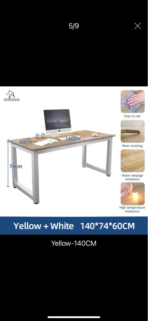 Computer Table, Furniture & Home Living, Office Furniture & Fixtures on ...