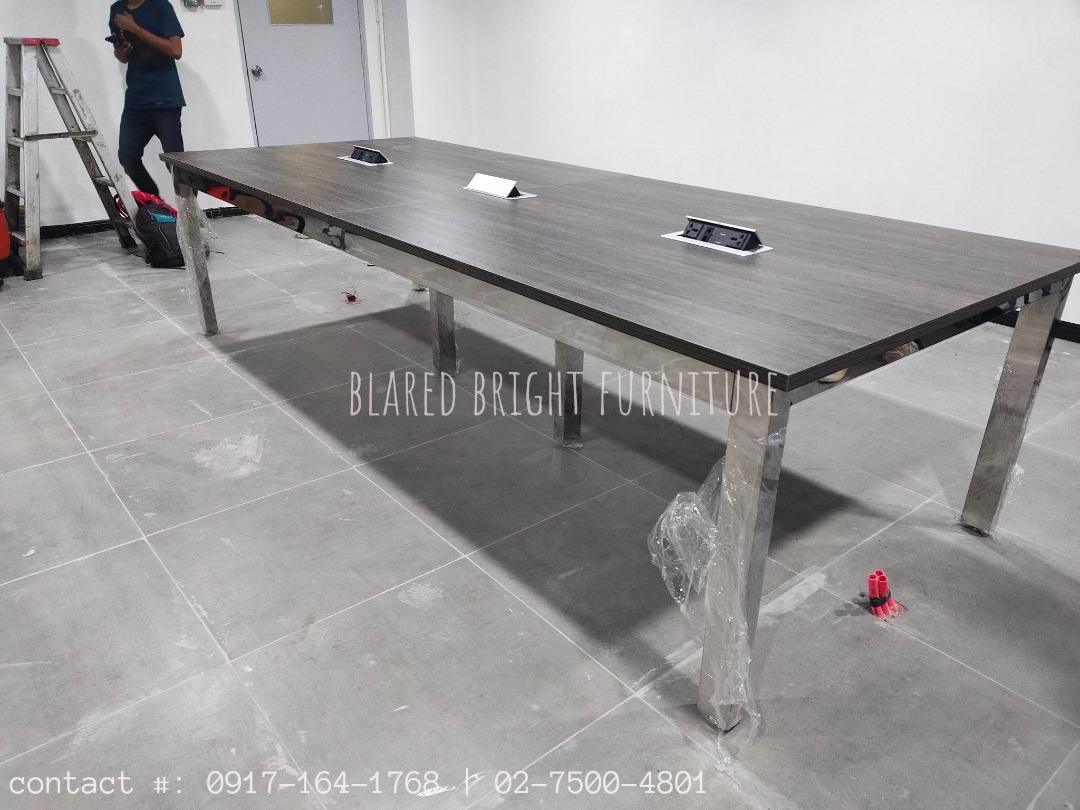 Conference Table - With wire box | Office Furniture Partition ...