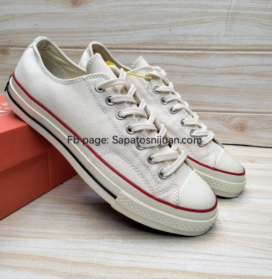 Converse chuck taylor low cream white, Men's Fashion, Footwear ...