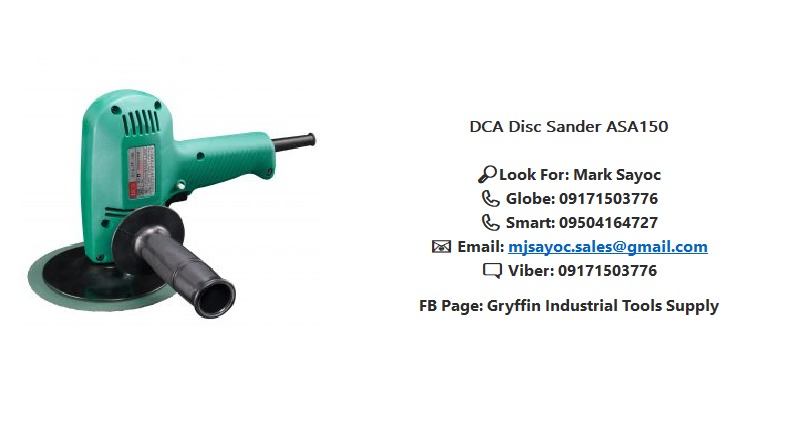 DCA Disc Sander ASA150, Commercial & Industrial, Industrial Equipment ...