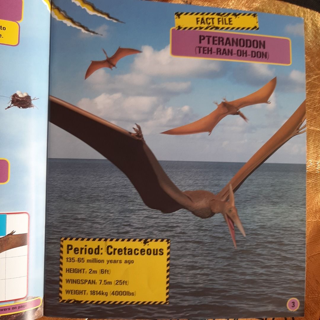 Deadly Dinosaurs Fact File, Hobbies & Toys, Books & Magazines, Children ...