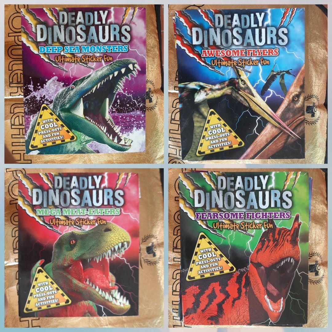 Deadly Dinosaurs Fact File, Hobbies & Toys, Books & Magazines, Children ...