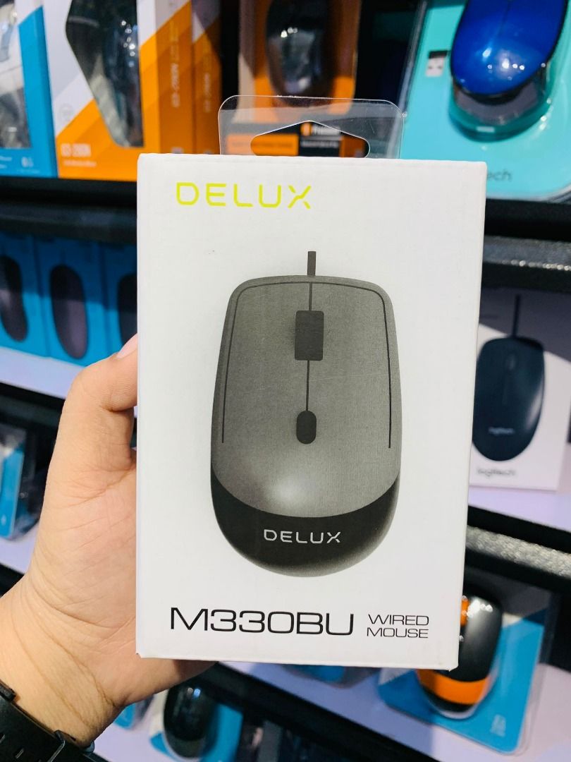 Delux M330BU Wired Optical Mouse Black, Computers & Tech, Parts ...