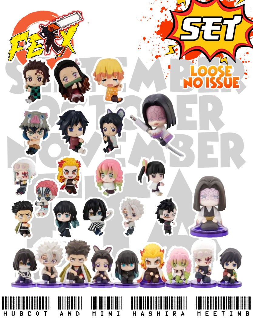 Demon Slayer Hot Items "Hugcot Complete Character SET" "Mini Hashira ...