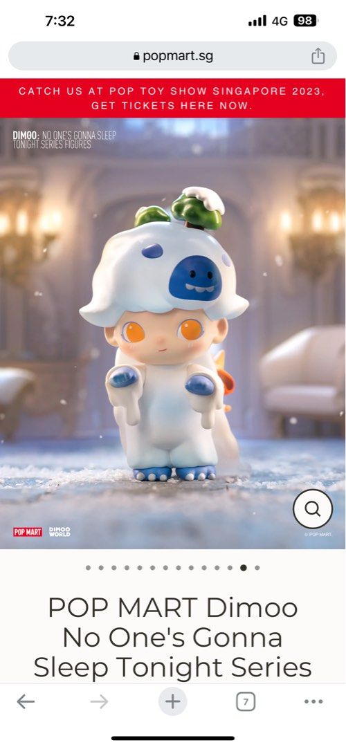 Dimoo no one gonna sleep tonight -yeti, Hobbies & Toys, Toys & Games on ...