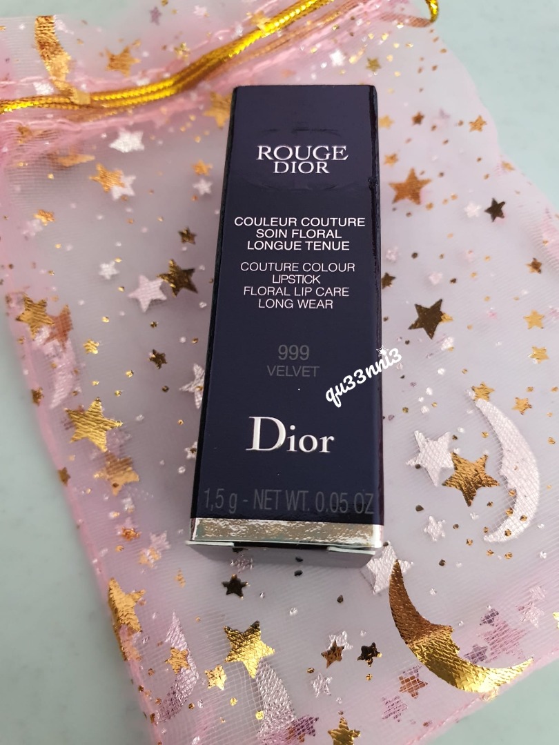 Dior Rouge 999 Velvet / Satin (mini) - 1.5g, Beauty & Personal Care ...