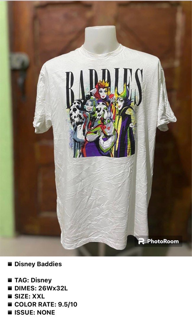 Disney Baddies Tee, Men's Fashion, Tops & Sets, Tshirts & Polo Shirts ...