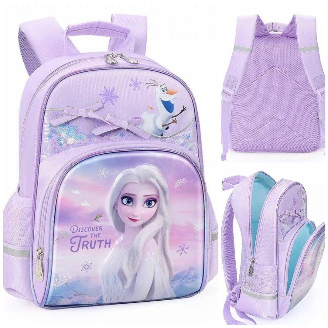 Disney Frozen Backpack Elsa School Bag Anna Olaf (3 - 6 yrs old ...